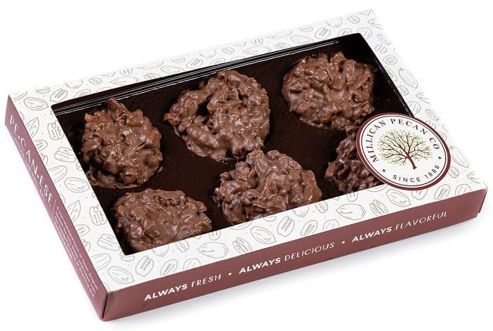 Milk Chocolate Pecan Clusters Gift Box | Pecan Cluster Candy